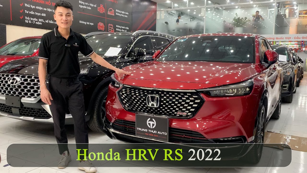 Honda HRV RS 2022 xe ô tô cũ lướt hàng hiếm - YouTube