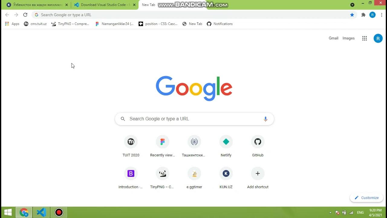 Html ga kirish.1-Dars - YouTube