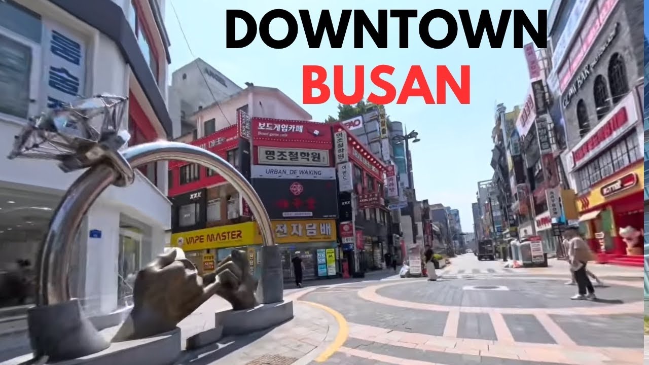 South Korea 360* - Exploring Seomyeon Downtown Busan - YouTube