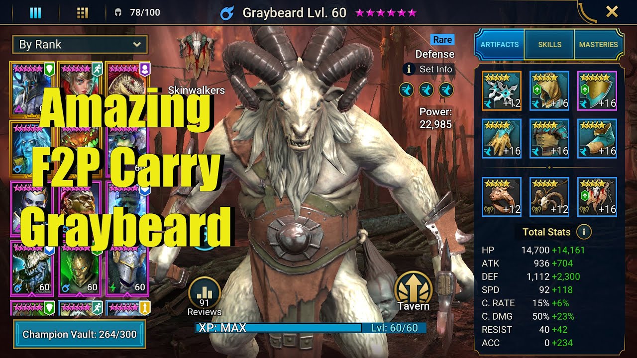 Graybeard Champion Guide | Raid: Shadow Legends - YouTube