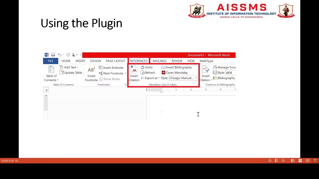 Installation of MS word Plugin - YouTube