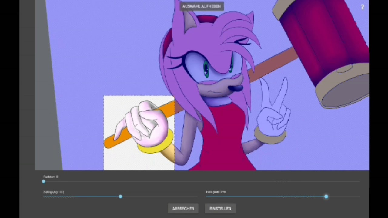 Amy Rose ⚘ speedpaint - YouTube