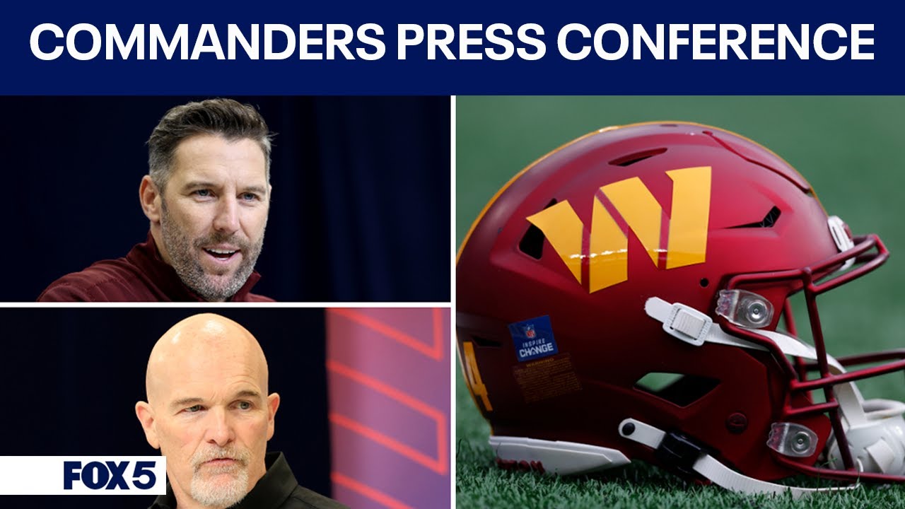 Washington Commanders Press Conference with General Manager and Head ...