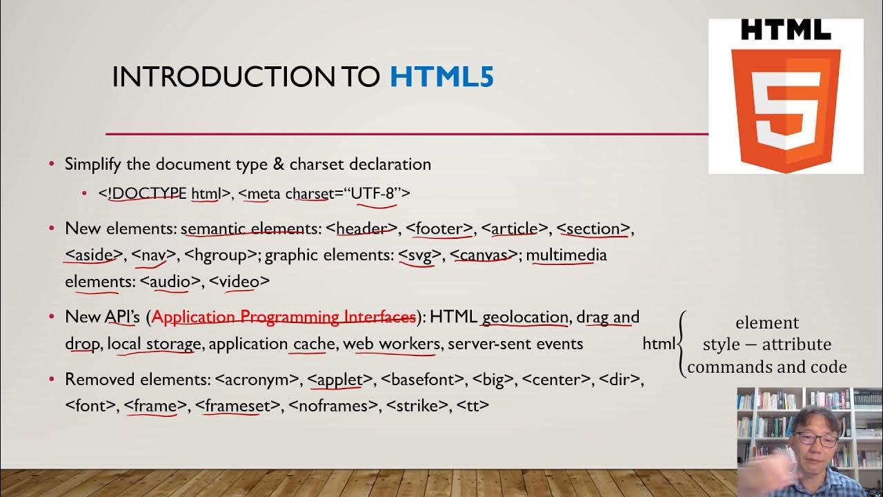 Lec37 計算機概論(一) Week06 Introduction To HTML5,HTML Head, The Html Layouts - YouTube