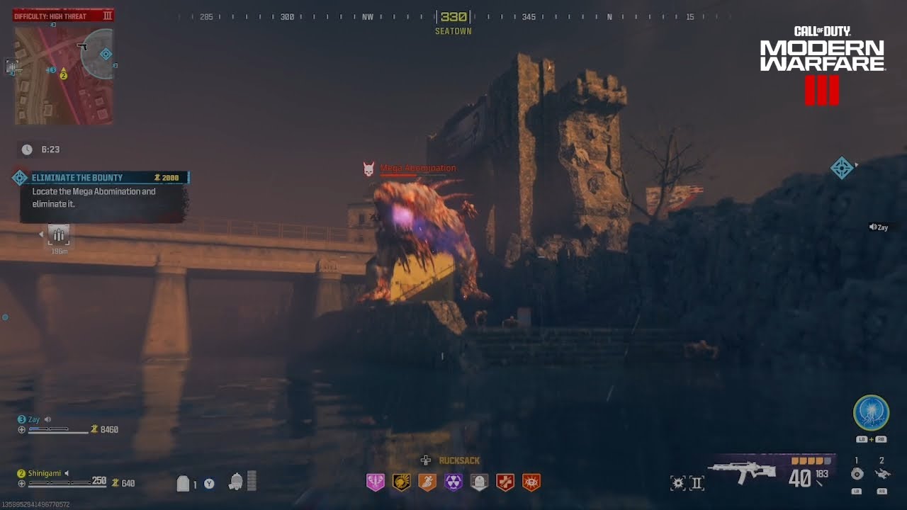 MEGA ABOMINATION BOSS FIGHT in Call of Duty: MW3 Zombies - YouTube