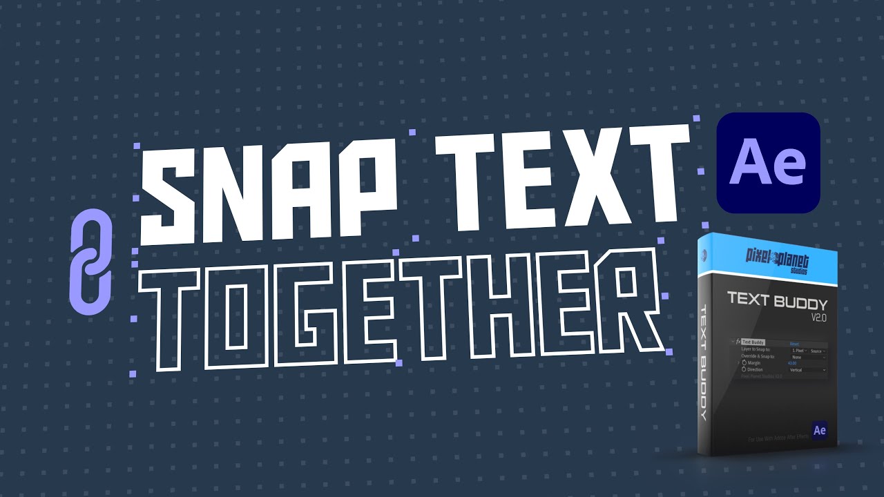 Snap Text Layers Vertically | Free After Effects Tool Update - Text ...