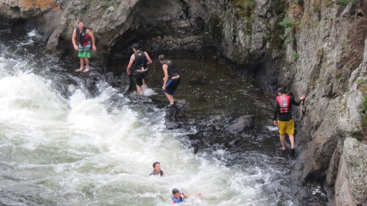 Yellowstone - Driving Firehole Canyon Drive - Swim in the River - YouTube