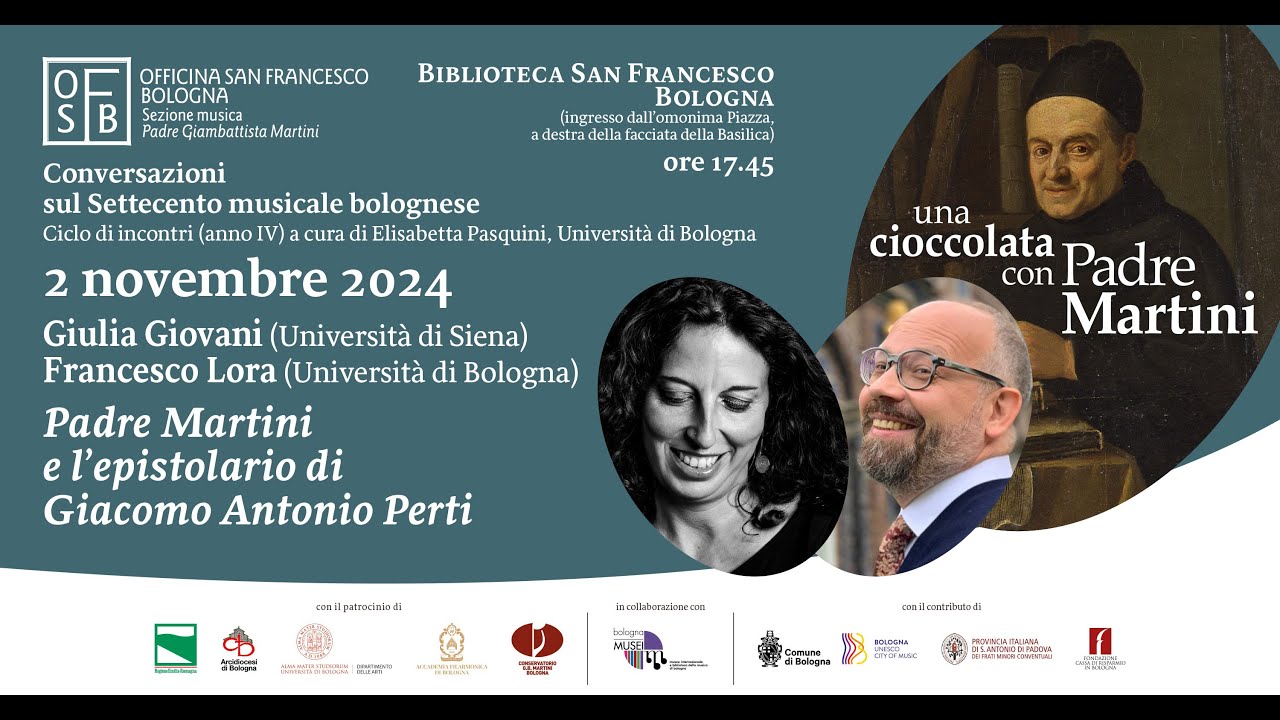 Giulia Giovani Francesco Lora Padre Martini E Lepistolario Di 8414