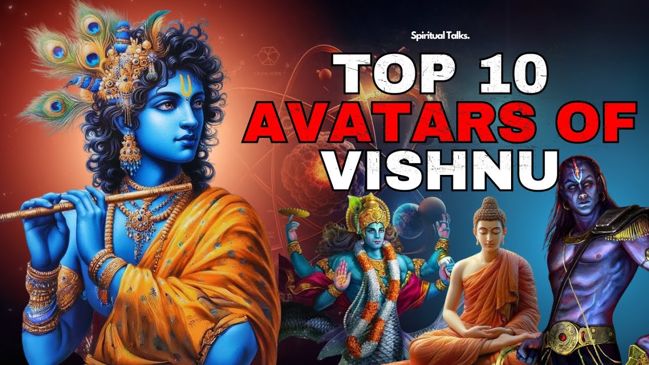 Vishnu's 10 Avatars: Hinduism Explained | SpritualTalks - YouTube