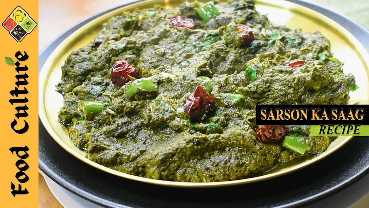 SARSON KA SAAG Recipe with TRADITIONAL PREP| From Perfect Cutting To ...