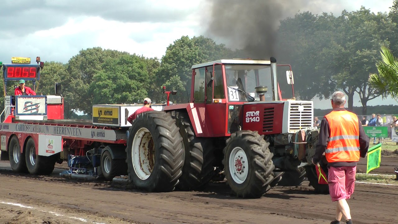 Jan willem Grotemarsink steyr 8140 9 ton standaard balkbrug 2018 - YouTube