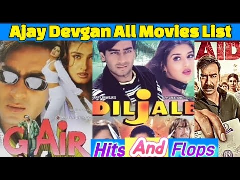 Ajay Devgan All Movie List | Bikram kanu - YouTube