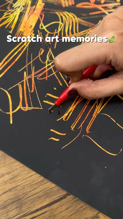 One scratch bring memories🍃 Grab your scratch now! #art #relaxing # ...