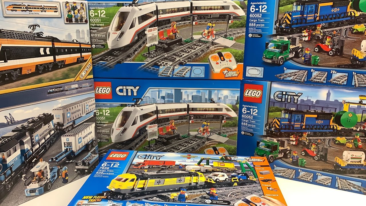 SEALED LEGO TRAIN SETS - YouTube