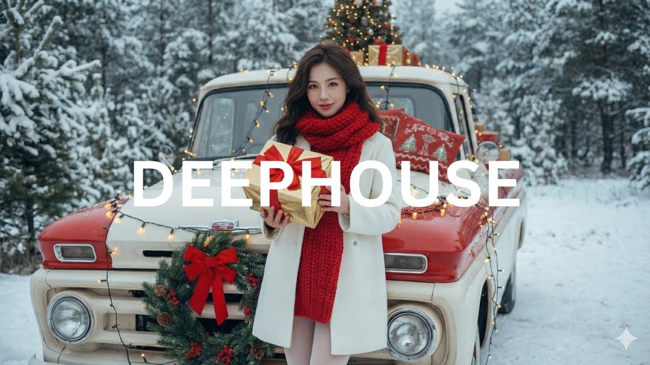 Christmas Deep House Chill 🎄 Warm Winter Beats & Snowy Retro Drive ...