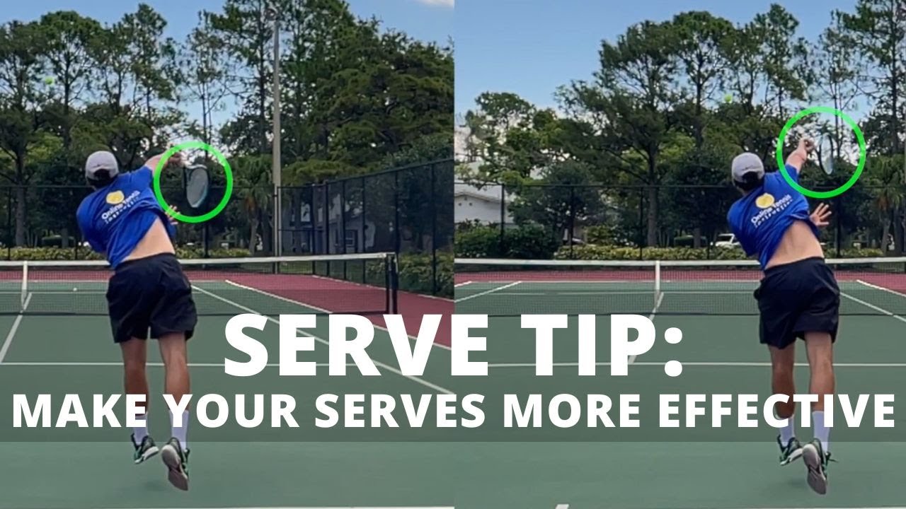 How To Make Your Serves More Effective Like Roger - YouTube