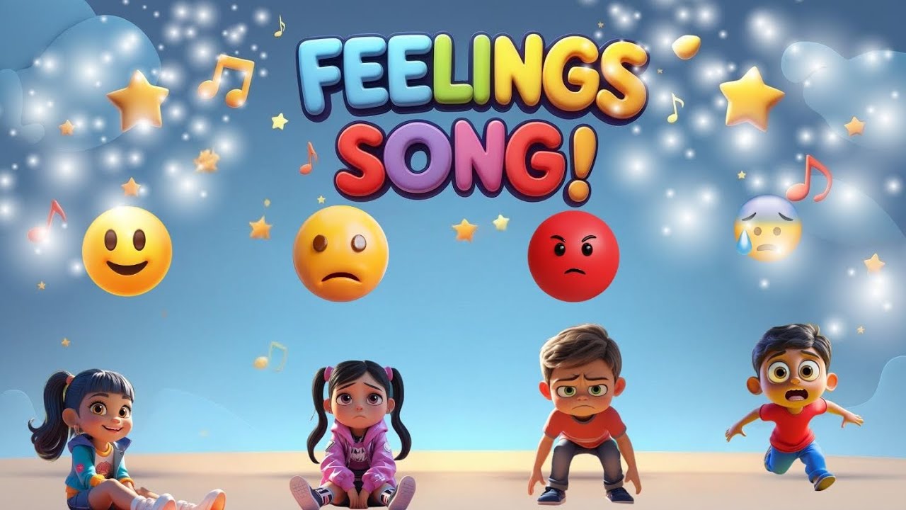 Feelings Song for Kids |Learn Emotions with Fun Music |Preschool ...