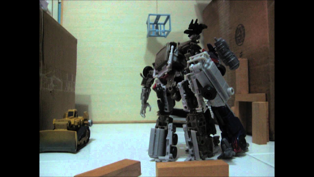 Transformers the ride screen #5 stop motion - YouTube