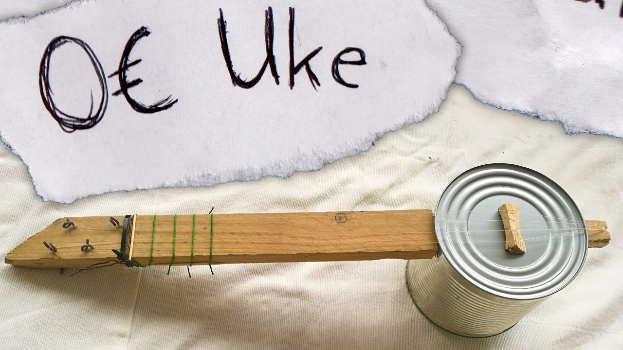 Ukulele ohne Geld und mit einfachsten Werkzeugen selber bauen | DIY ...