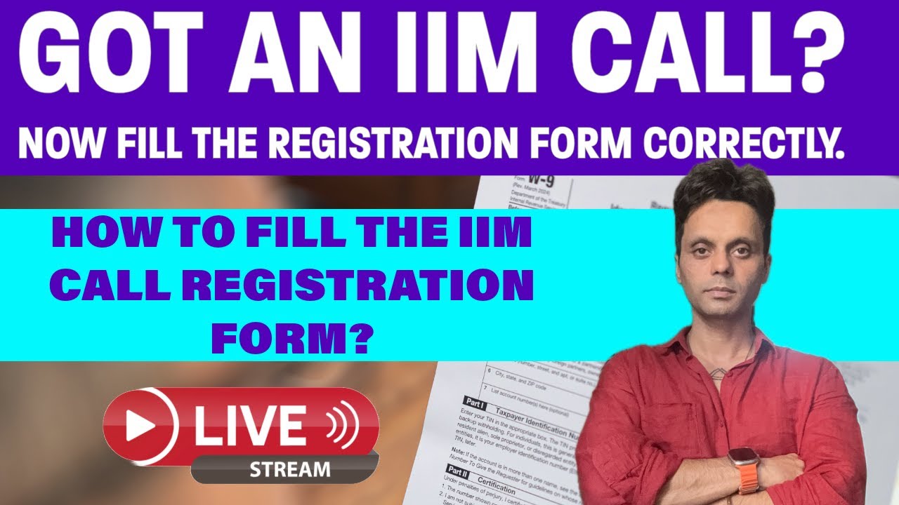 Don't do this while filling the registration form of an IIM call letter ...
