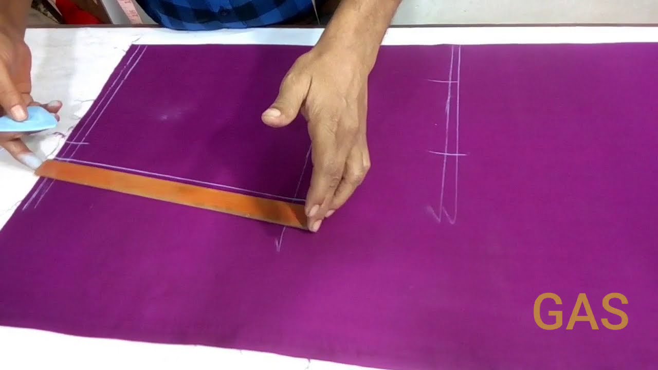 বেন কলার ব্লাউজ কাটিং - How To Cutting Ben Kollar Blouse 2023 - YouTube