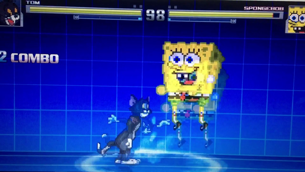 Tom The Cat VS SpongeBob SquarePants Mugen - YouTube