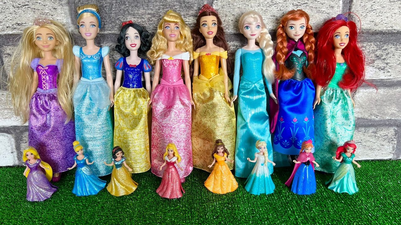 4 Minutes Satisfying ASMR MYSTERY SURPRISES Disney Princess Miniature ...