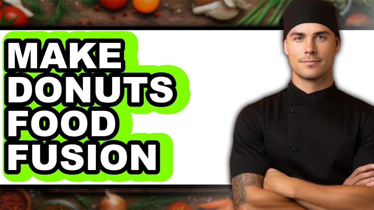 How to Make Donuts Food Fusion (easy Method) - YouTube