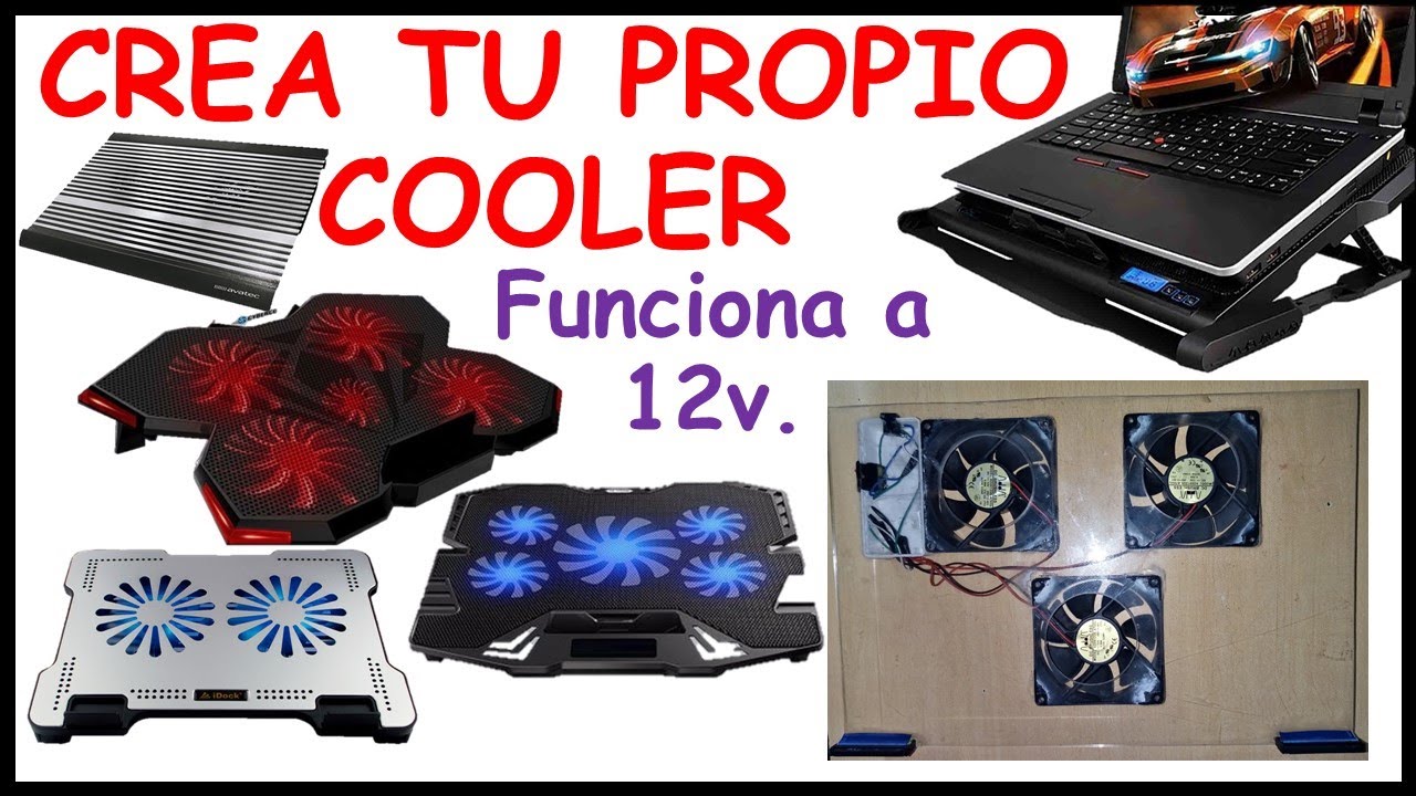 Como construir una base refrigerante para laptop muy fácil | Crear un ...