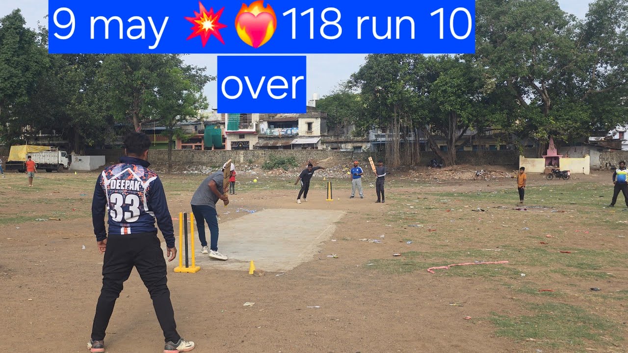 9 May 2025 🇮🇳 asvani 11🧨🎈 ️🎇🎆🎖🏆 🎆 118 run 10 over #cricket #india # ...