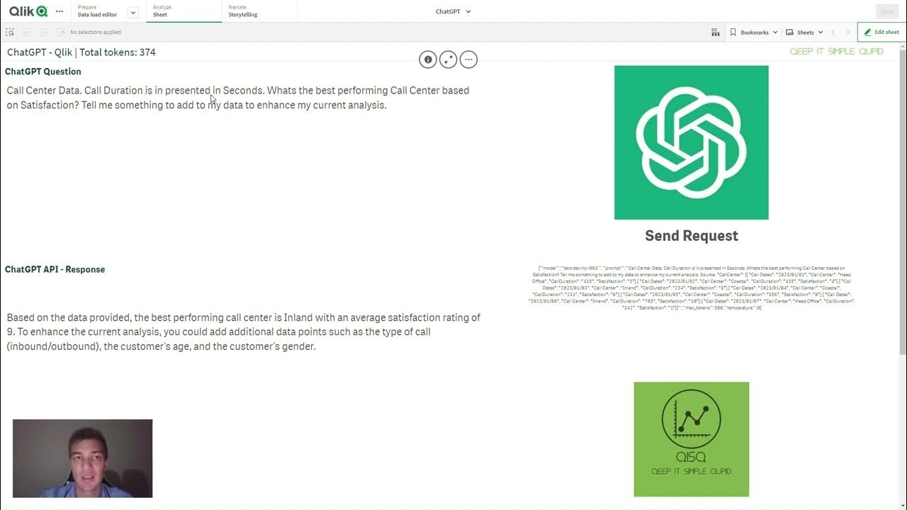 ChatGPT REST API Qlik Sense - YouTube