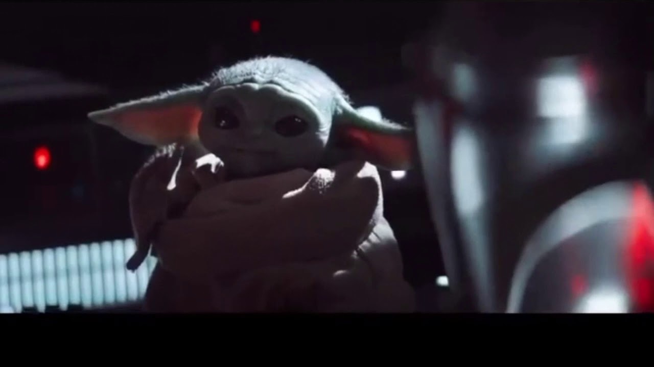 Baby Yoda hears Mexican song - YouTube