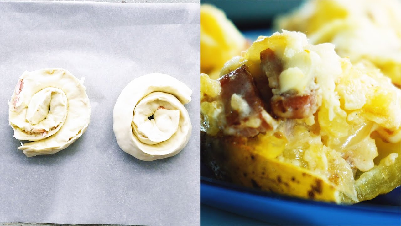 Puff pastry Aperitif Recipe ideas - Twice Baked Potatoes Recipe - YouTube
