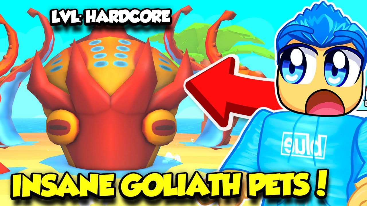 I Beat HARDCORE MEGA KRAKEN BOSS And Got GOLIATH PETS! - YouTube