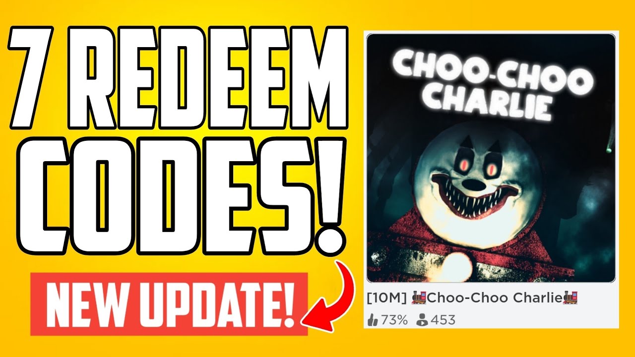 Choo Choo Charlie CODES 2024 - EVERY WORKING CODES | ALL ROBLOX CODES ...