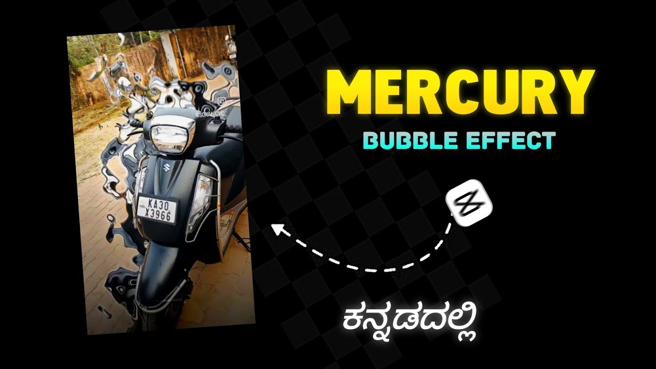 TRENDING BIKE MERCURY BUBBLE EFFECT IN KANNADA | CAPCUT EDIT @ShadowGkn - YouTube