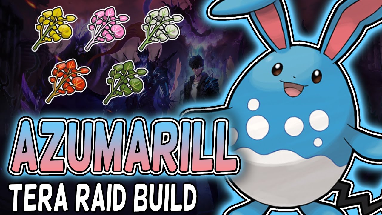 BEST Azumarill (fairy) Build For Raids In Pokemon Scarlet And Violet ...