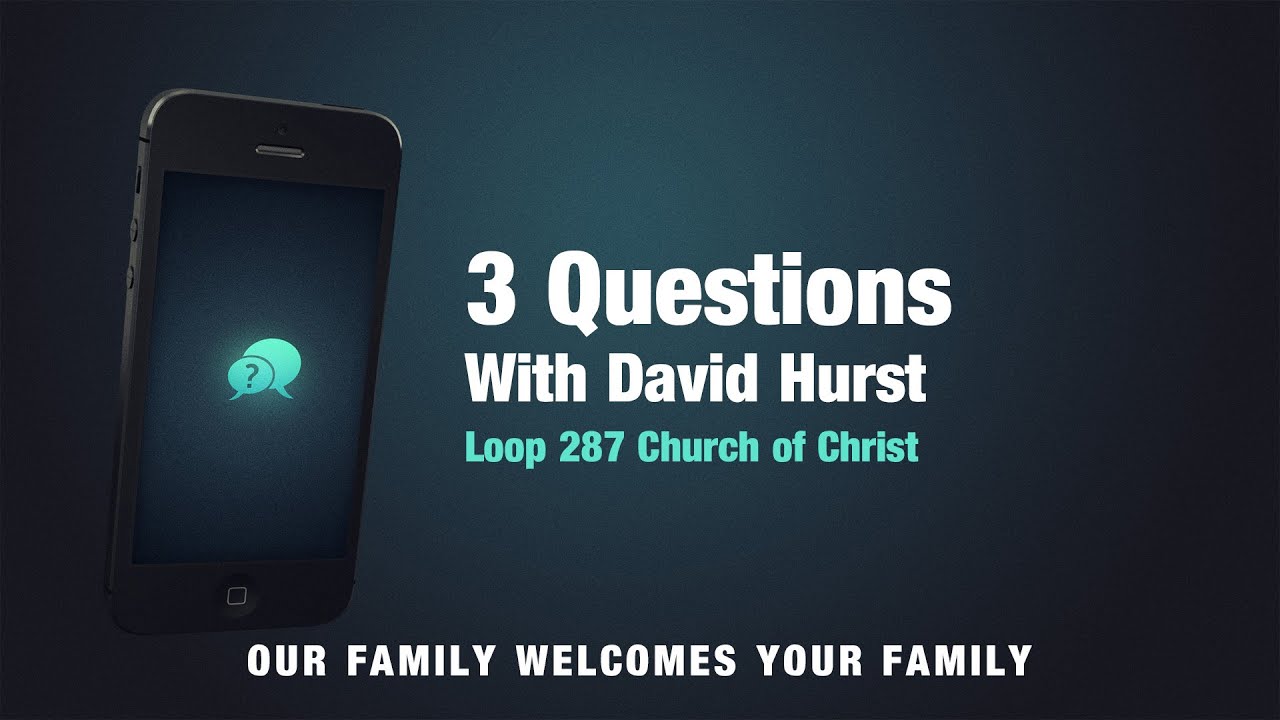 3 Questions With David Hurst - YouTube