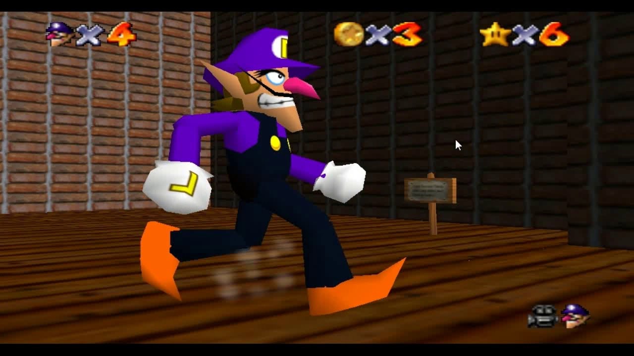 Super Waluigi 64 Gameplay XD Whaaaa - YouTube