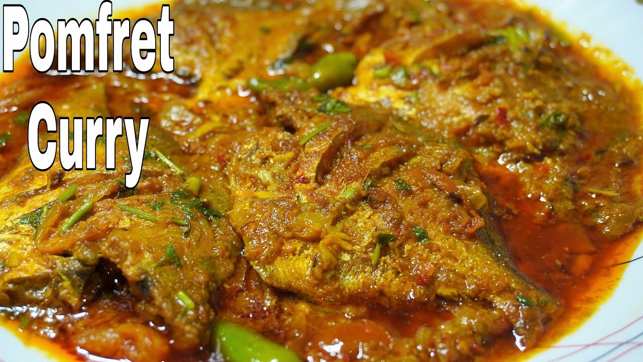 Pomfret fish recipe bengali style | পমফ্রেট কারি রেসিপি | Pomfret ...