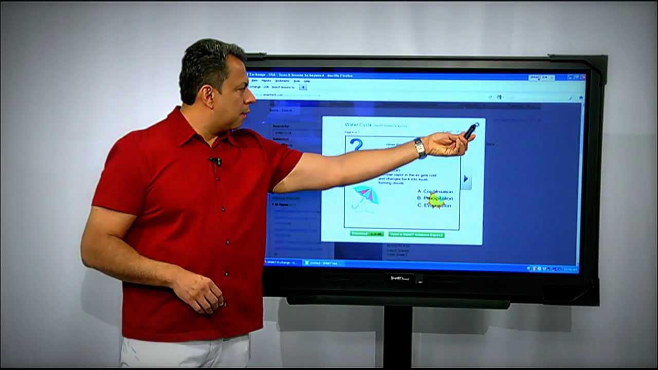 Smart Board 101 - Edit Pre-Made Content - YouTube