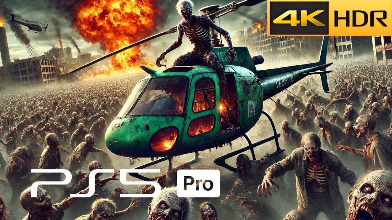 ESCAPE THE ZOMBIE TOWN | Realistic Ultra Graphics Gameplay [4K 60FPS ...