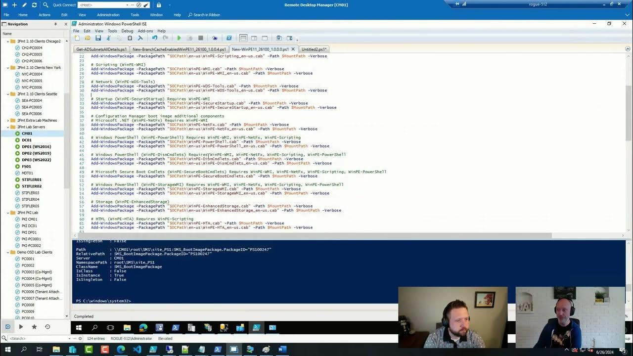 OH CLIP: Quick look - Customizing ConfigMgr Boot Images with WMI and PowerShell - YouTube