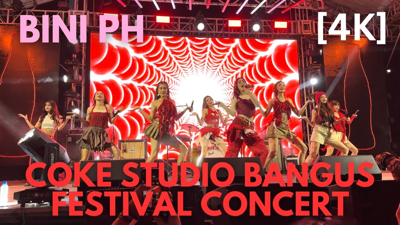 BINI at Coke Studio's Bangus Festival Concert 2024 | April 30, 2024 ...