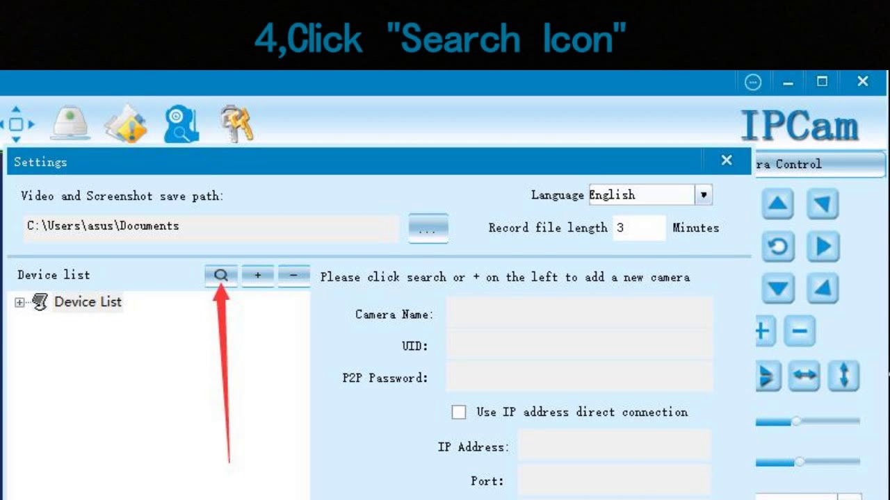 Video Tips--- PC Client to Control Spy Camera - YouTube