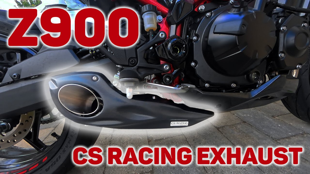 Kawasaki Z900 - 2025 | CS Racing Exhaust - YouTube