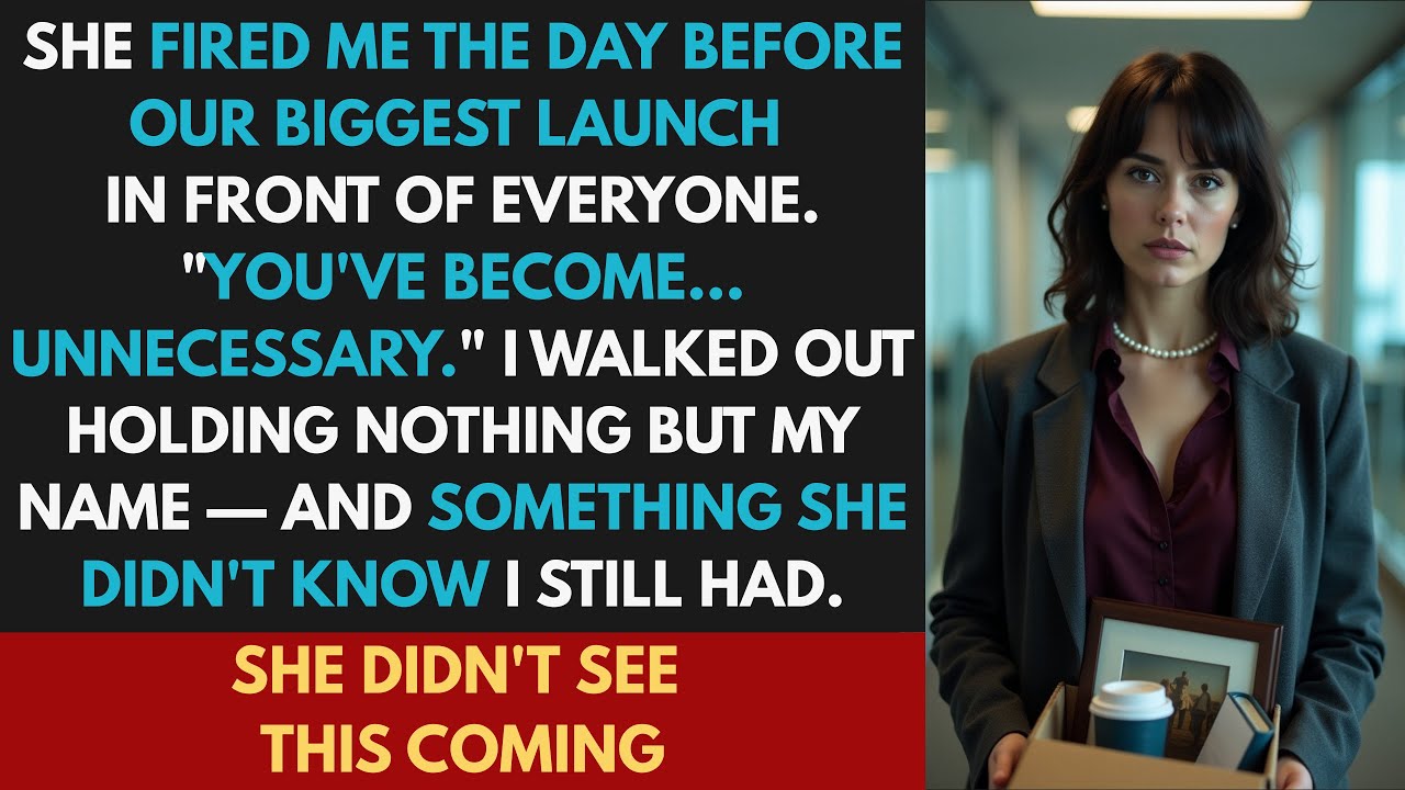 She Fired Me Right Before My Biggest Pitch — Then the Client Demanded I ...