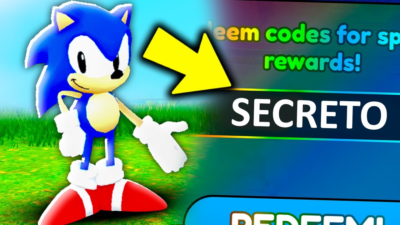 O Novo CÓDIGO SECRETO do SONIC SPEED SIMULATOR - YouTube