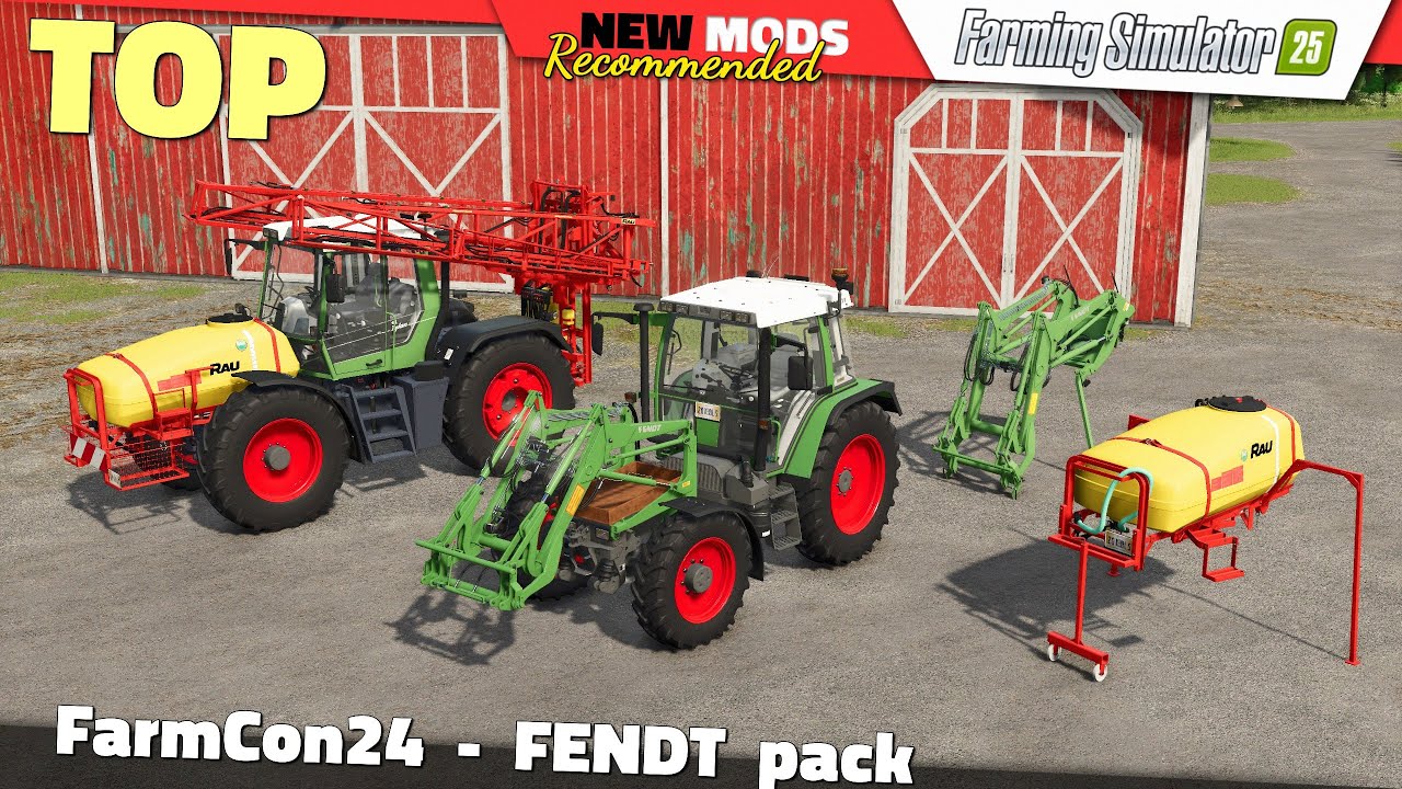 FS25 | FarmCon24 - FENDT Pack - Farming Simulator 25 Mods Review 2K60 ...