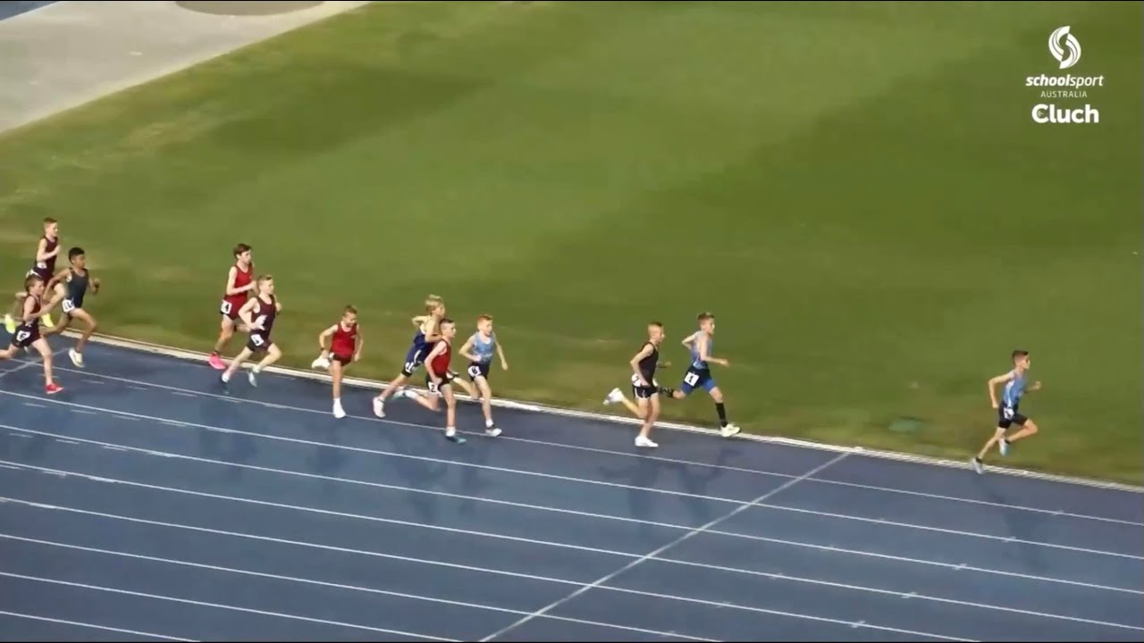 Isaac Robinson - 10 years boys 1500m Australian Championship final ...